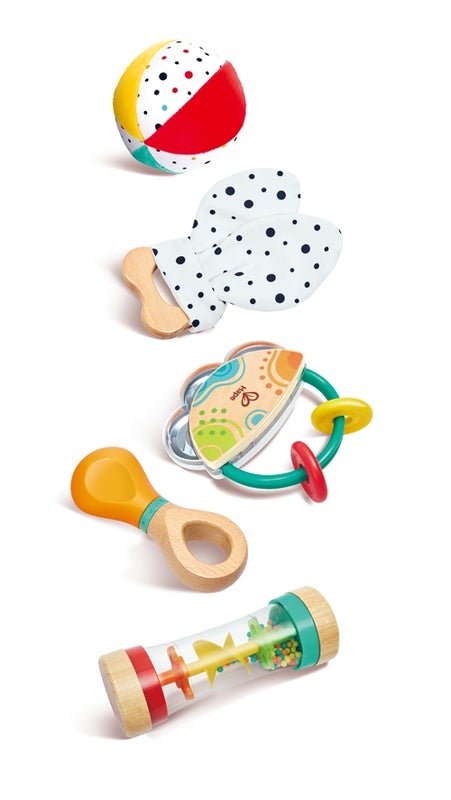 Hape 5 in 1 Baby Sensory Set – Hape Toys