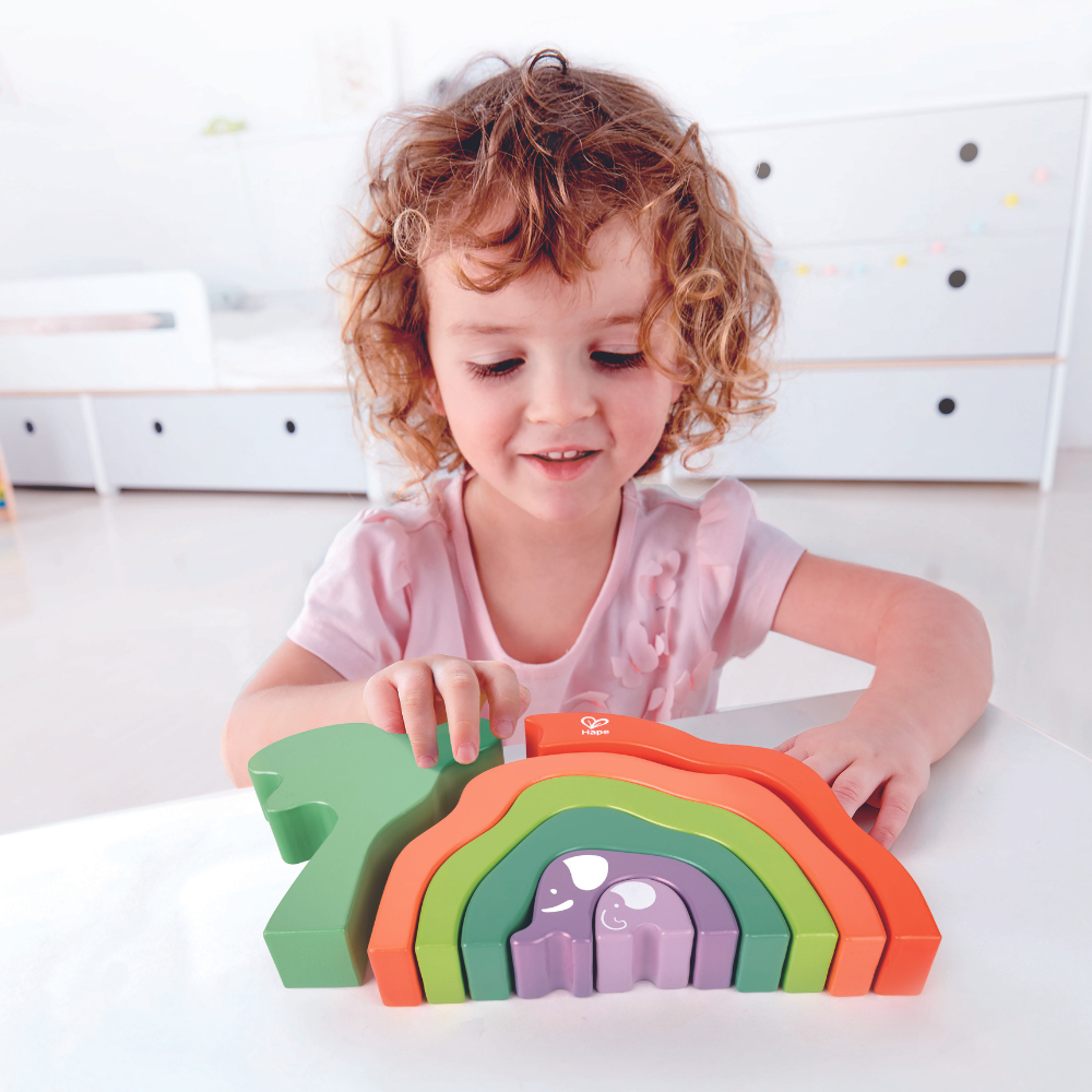 Hape Safari Elephant Stacking Blocks – Hape Toys