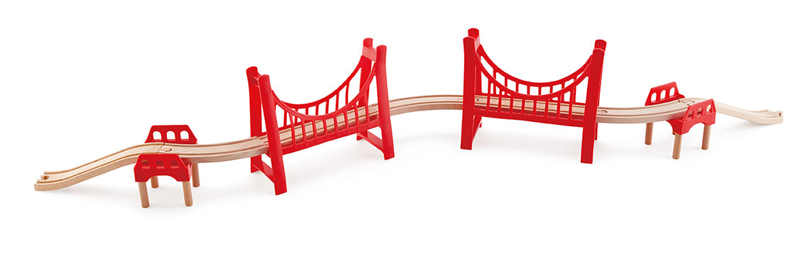 Hape Extended Double Suspension Bridge – Hape Toys