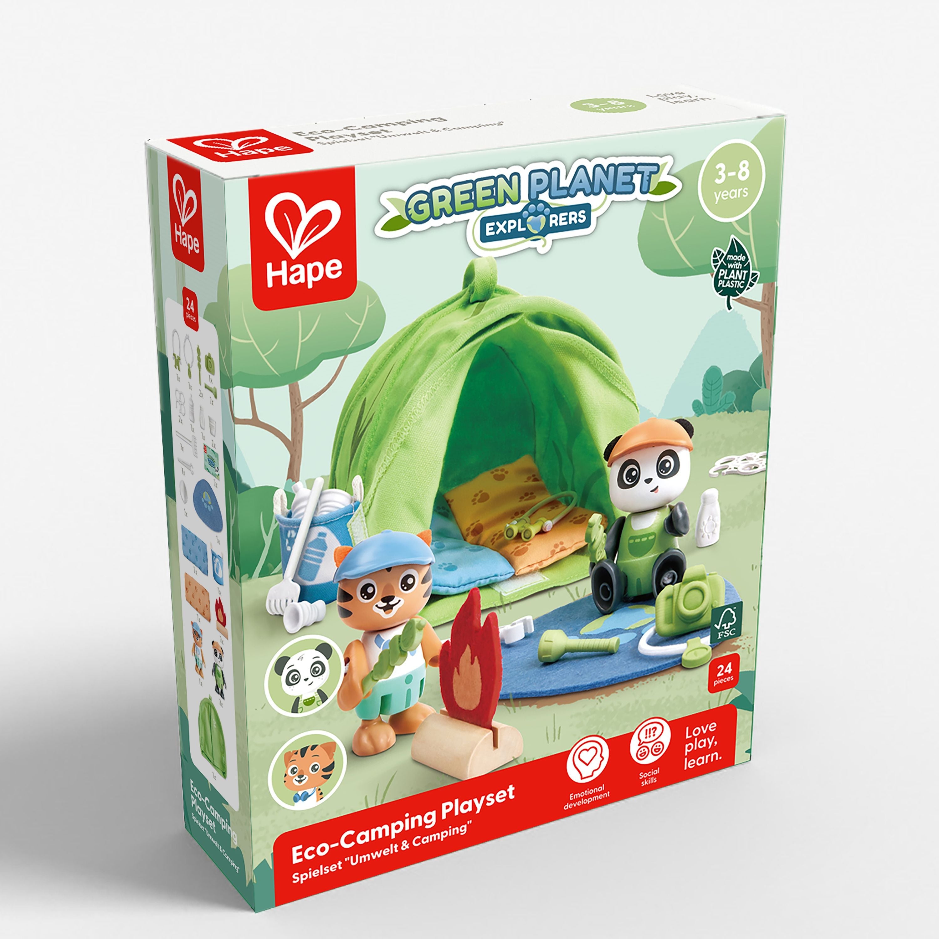 Hape Green Planet Explorers Eco Camping Set – Hape Toys