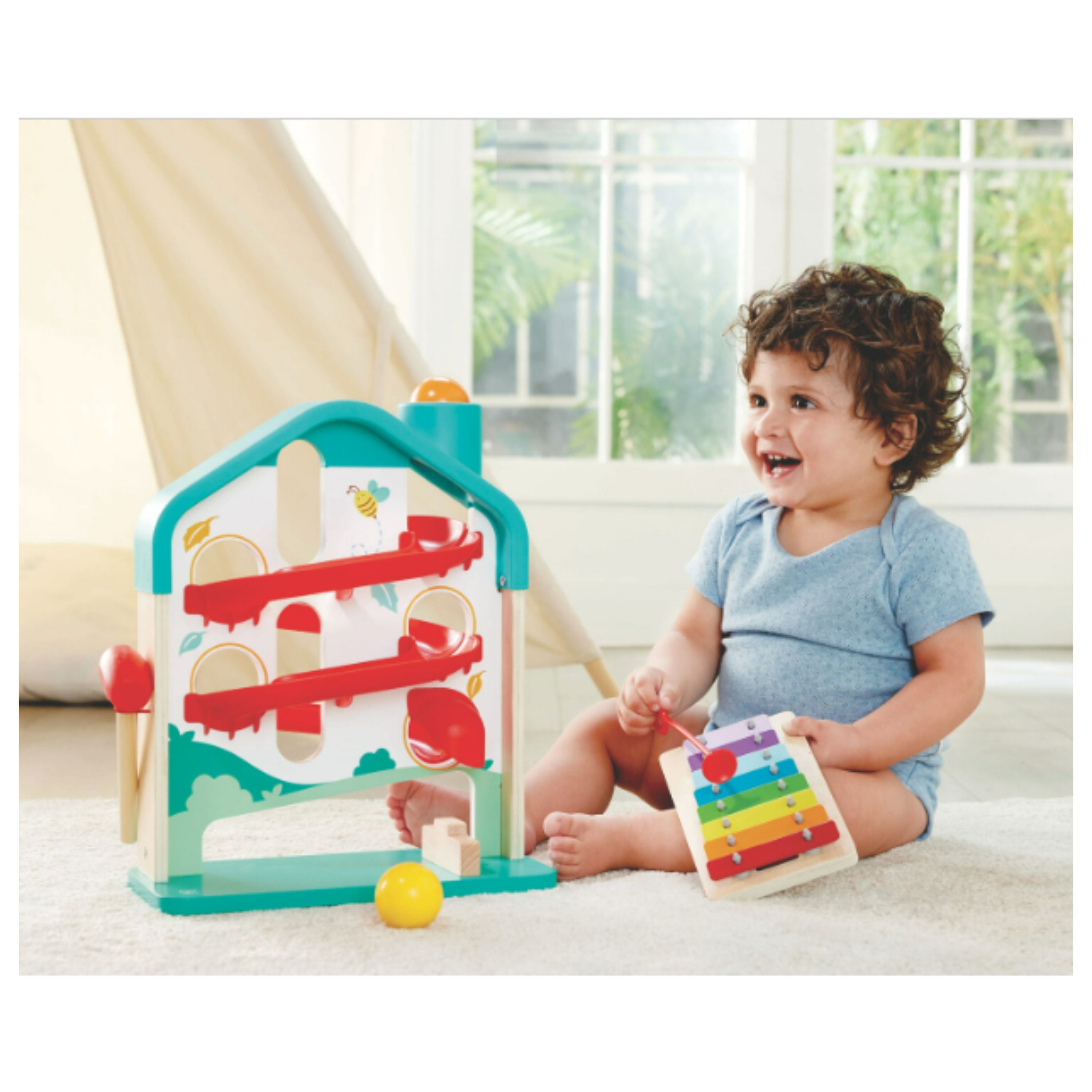 Melody Mansion Ball Run – Hape Toys