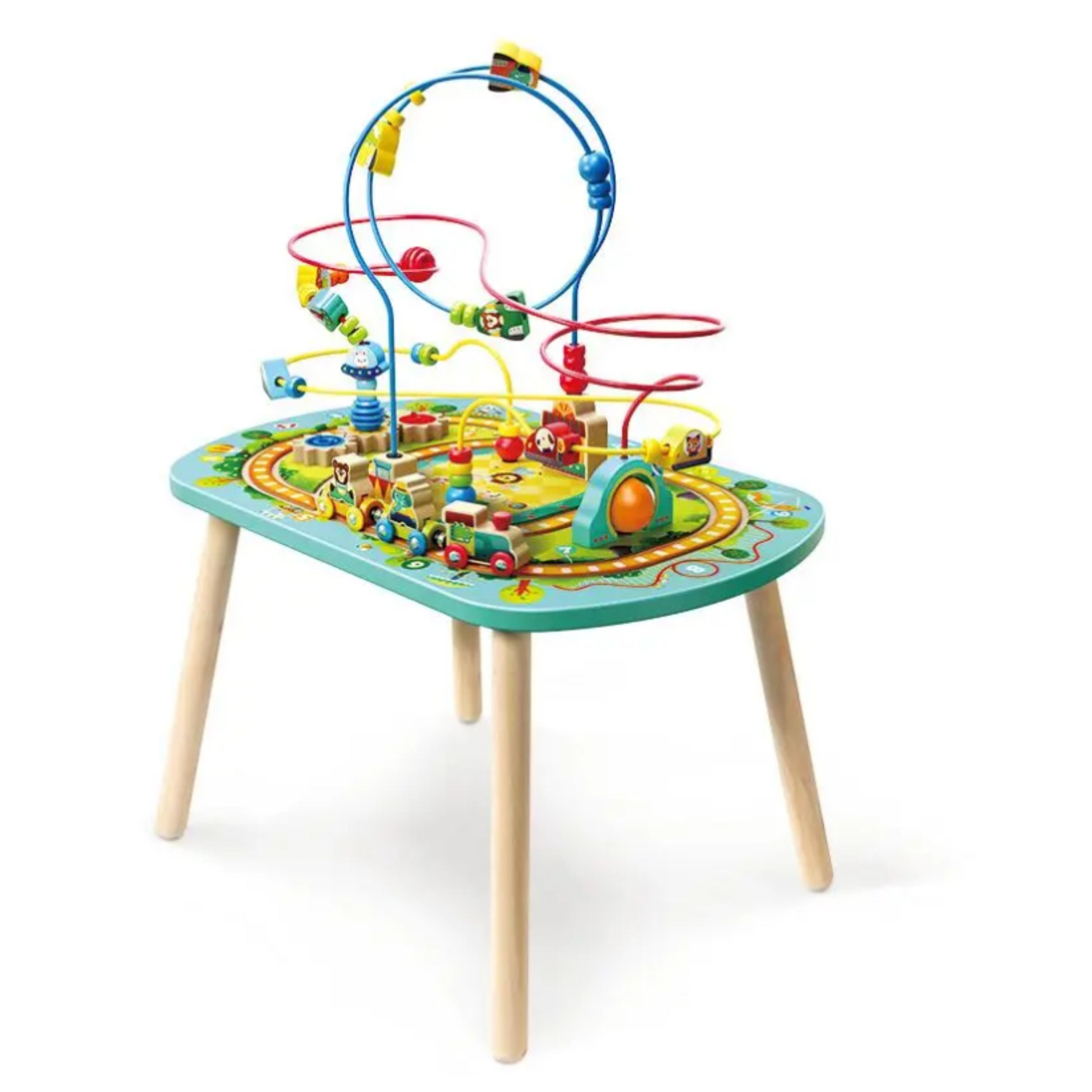 Twisting Railway Maze Table – Hape Toys